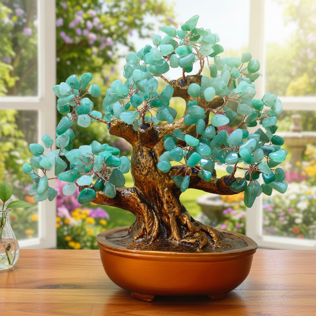 Green Aventurine Tree – A Powerful Crystal Tree for Abundance, Healing ...