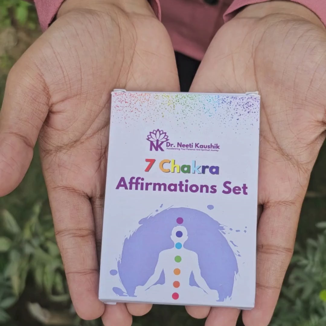 7 Chakra Affirmation Card Set – Dr. Neeti Kaushik's Shop